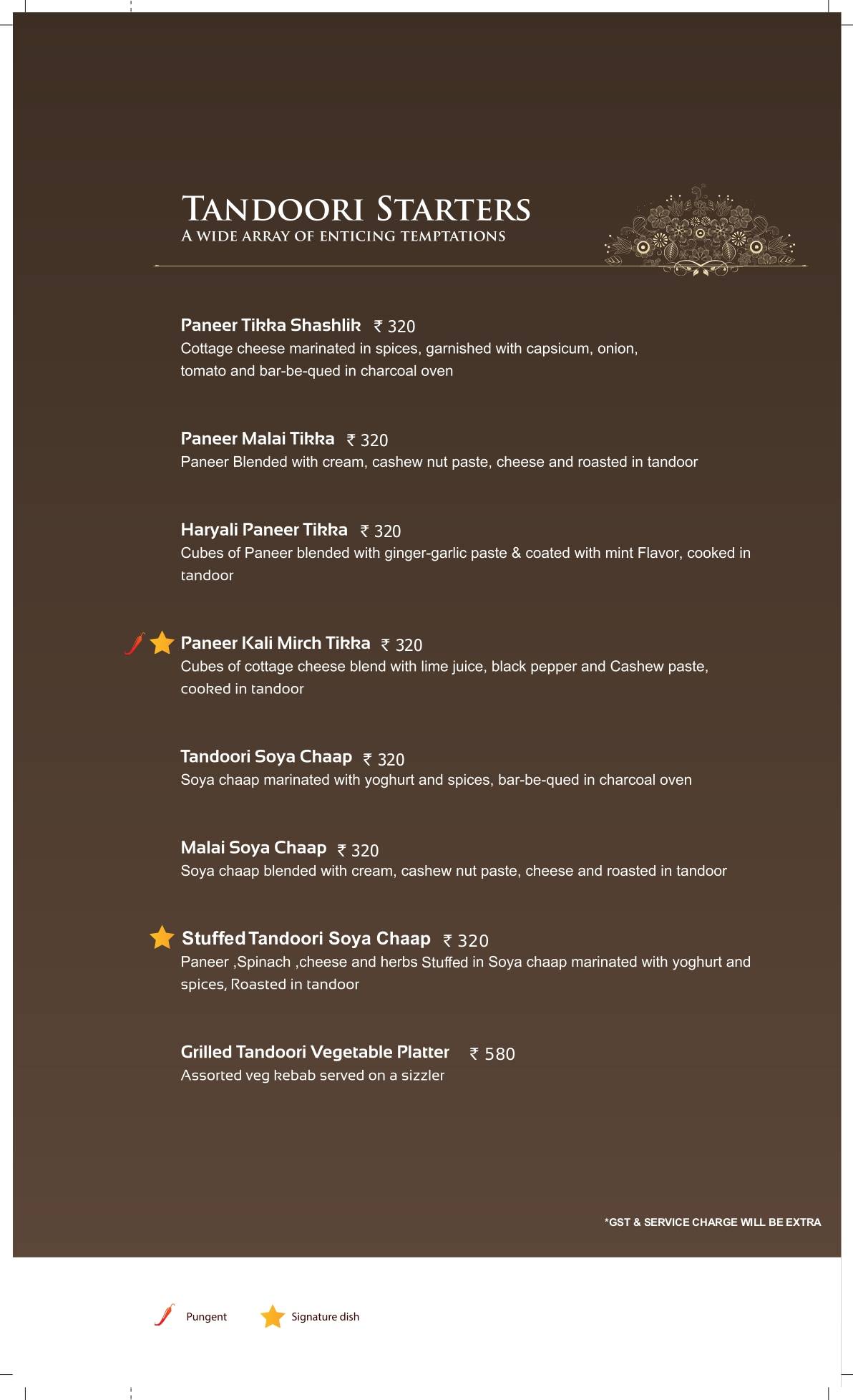 Menu at Moti Mahal Moradabad, Moradabad