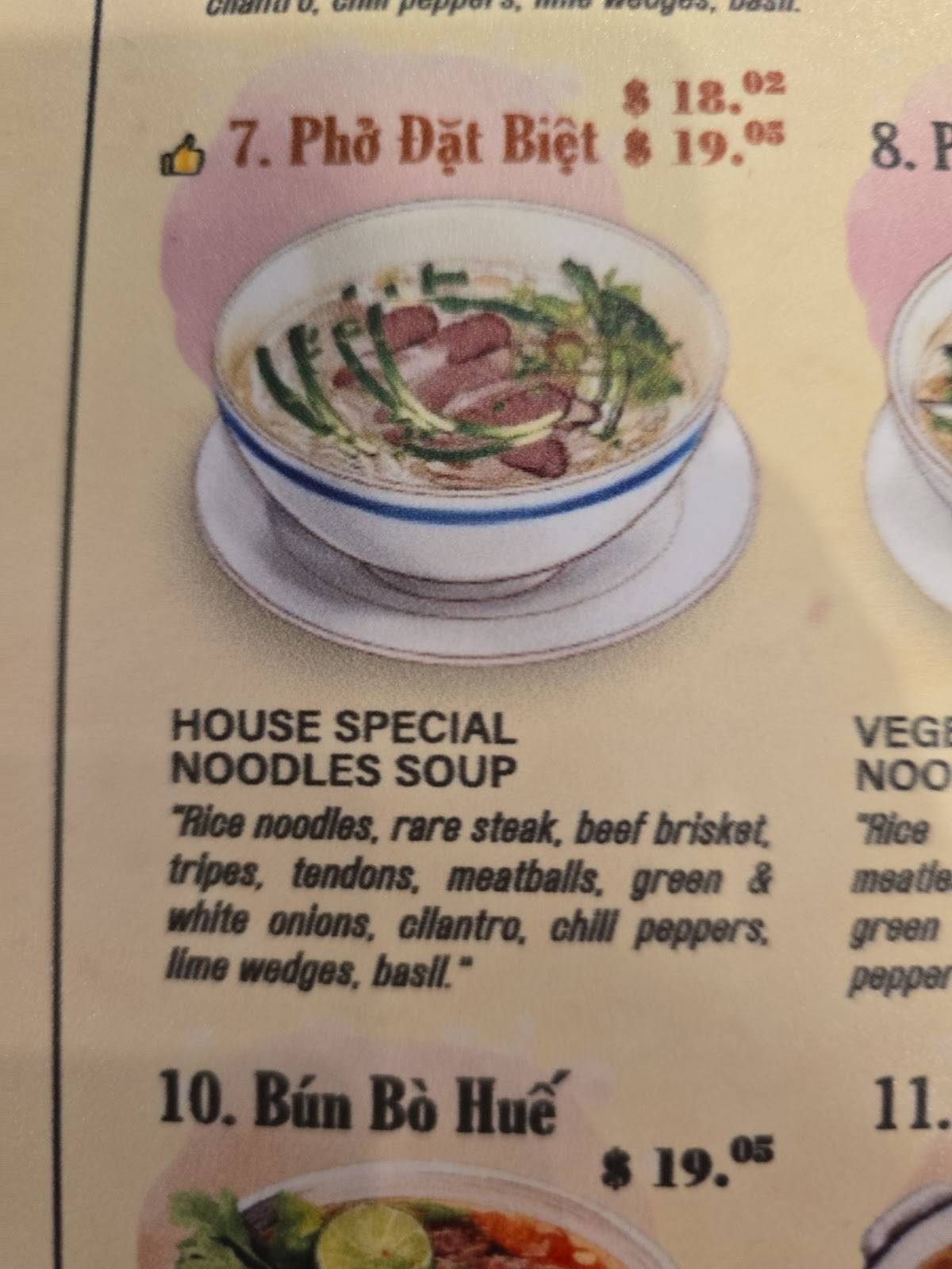 Carta del restaurante Pho 7 & Bubble Tea Nampa, Nampa