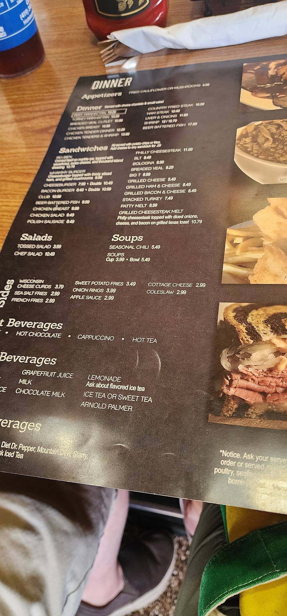 Menu at Pilgrim Restaurant - Findlay, OH, Findlay