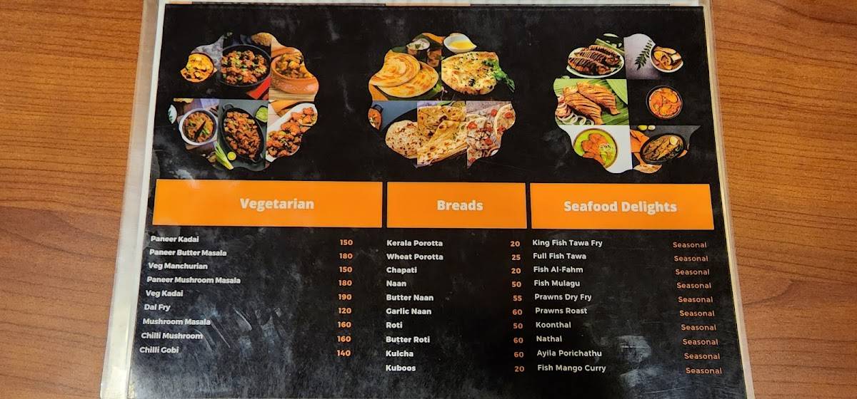 Menu at Ramar Resto, Coimbatore