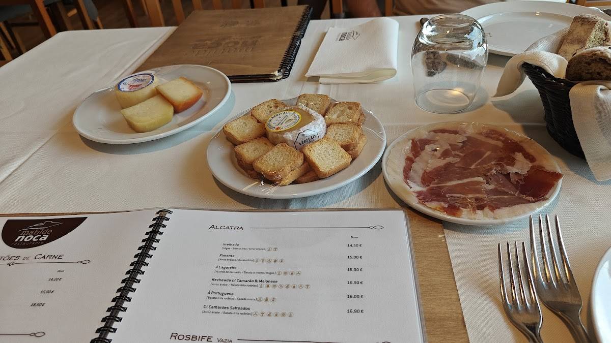 Menu em Restaurante Matilde Noca, Leiria, R. do Martingil 157