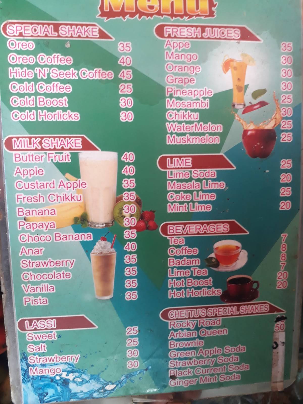 Menu at S.K Bakery, Bengaluru, Shop No