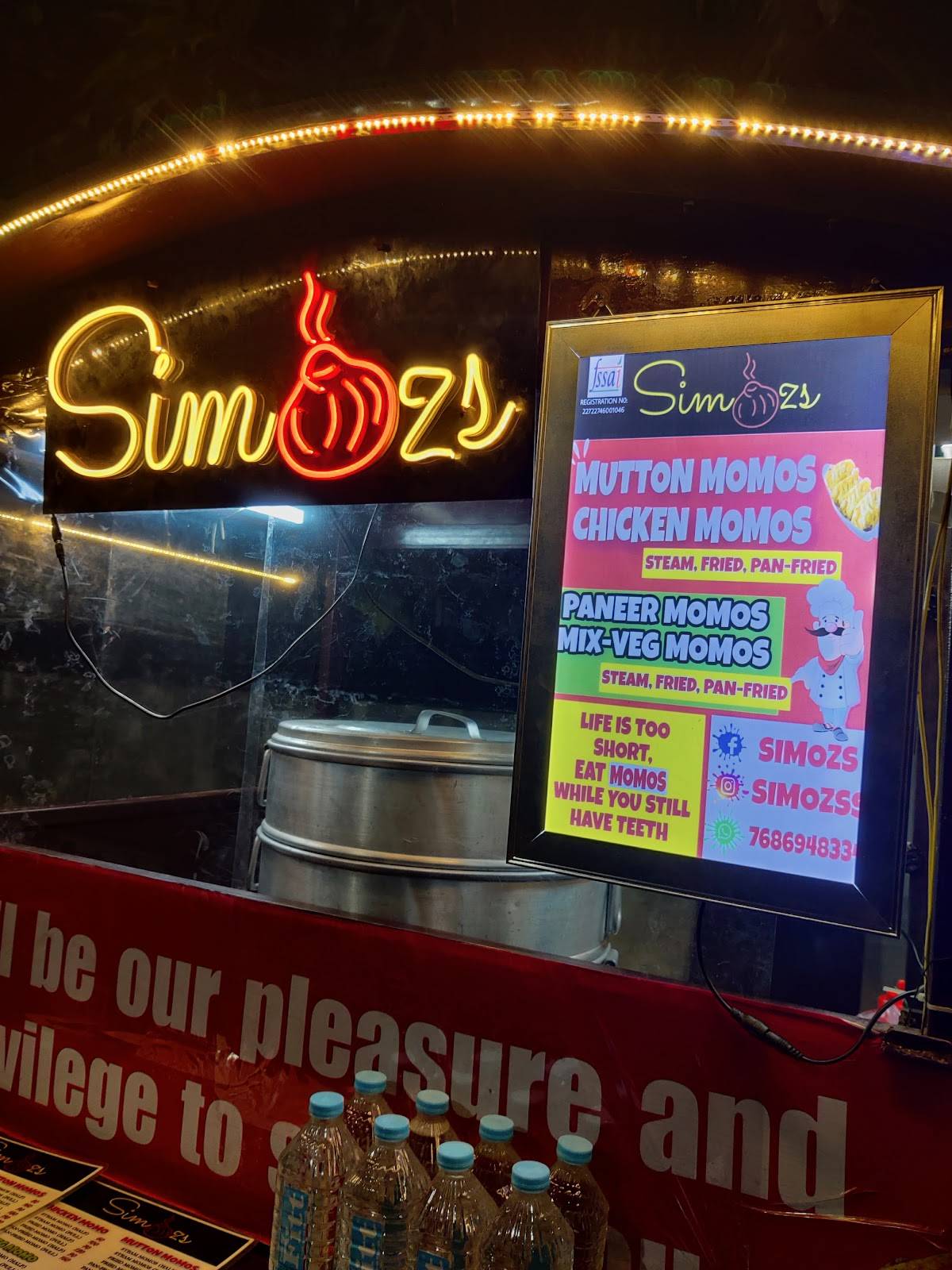 Menu at SIMOZS (BEST MOMOS IN LUCKNOW) VEG MOMOS & NON-VEG MOMOS ...