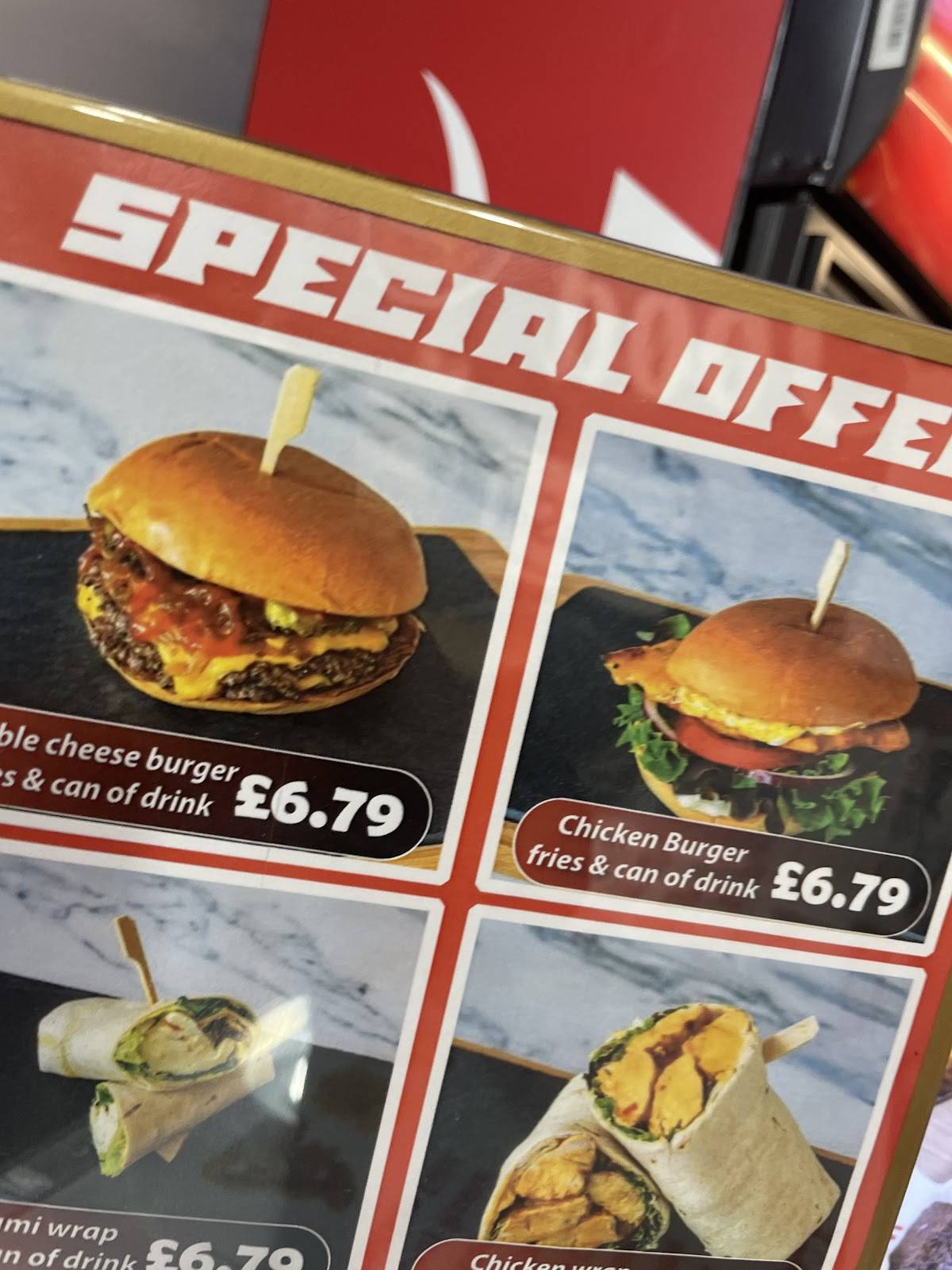 Menu at Small town roosterz restaurant, London
