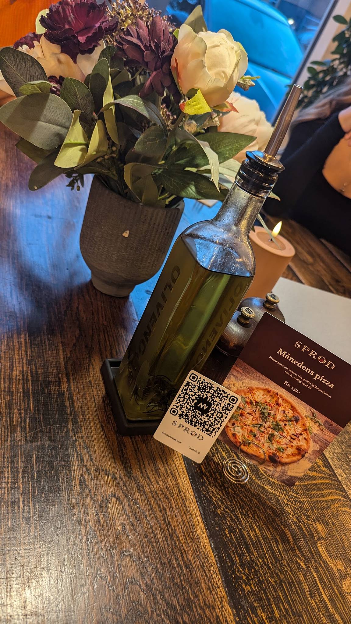 Menu at Restaurant Sprød, Holstebro