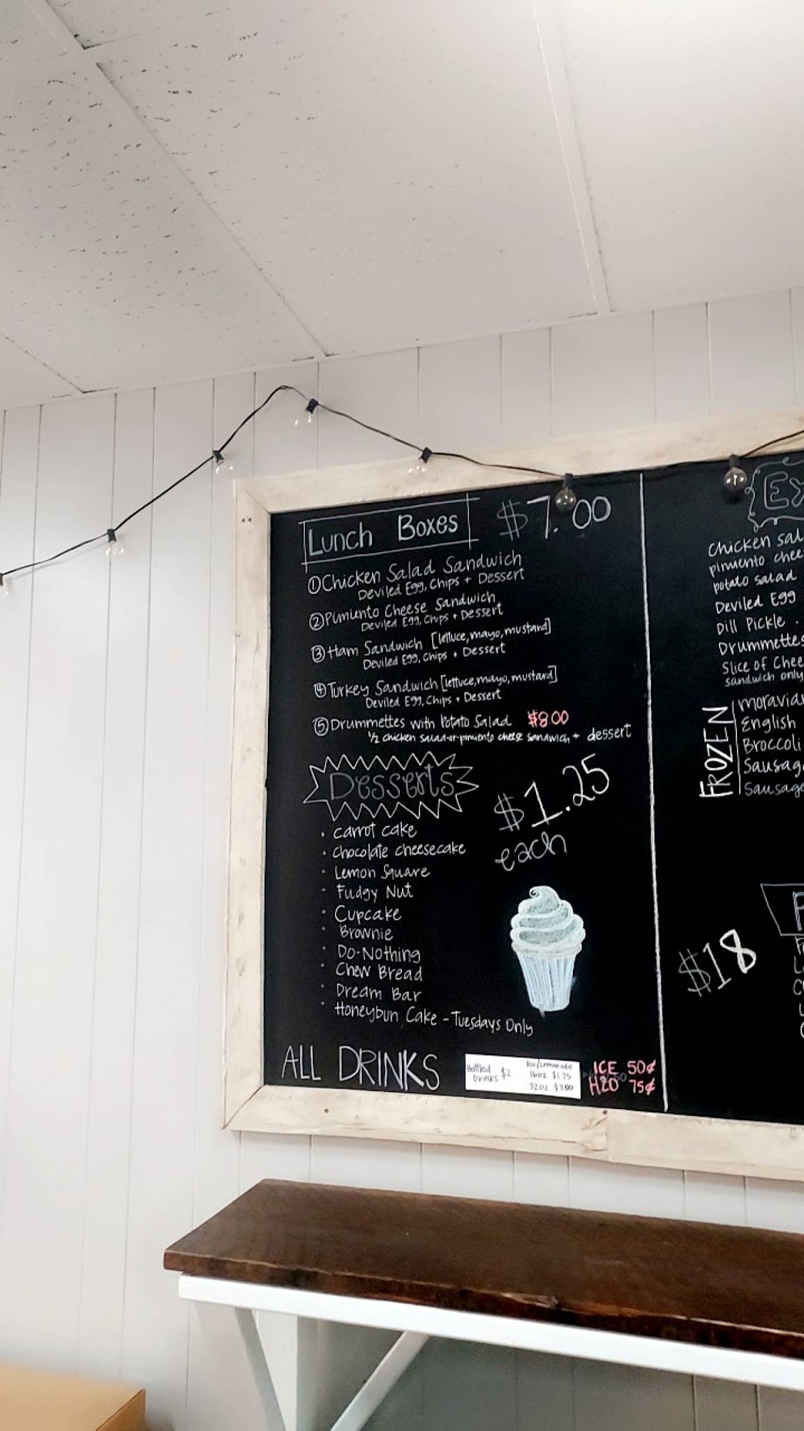 Menu at Sugar Plum Shoppe restaurant, Wilson, 117 Nash St N W
