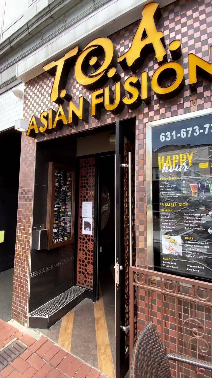 Menu at TOA Asian Fusion (Melville Route 110) restaurant, Melville