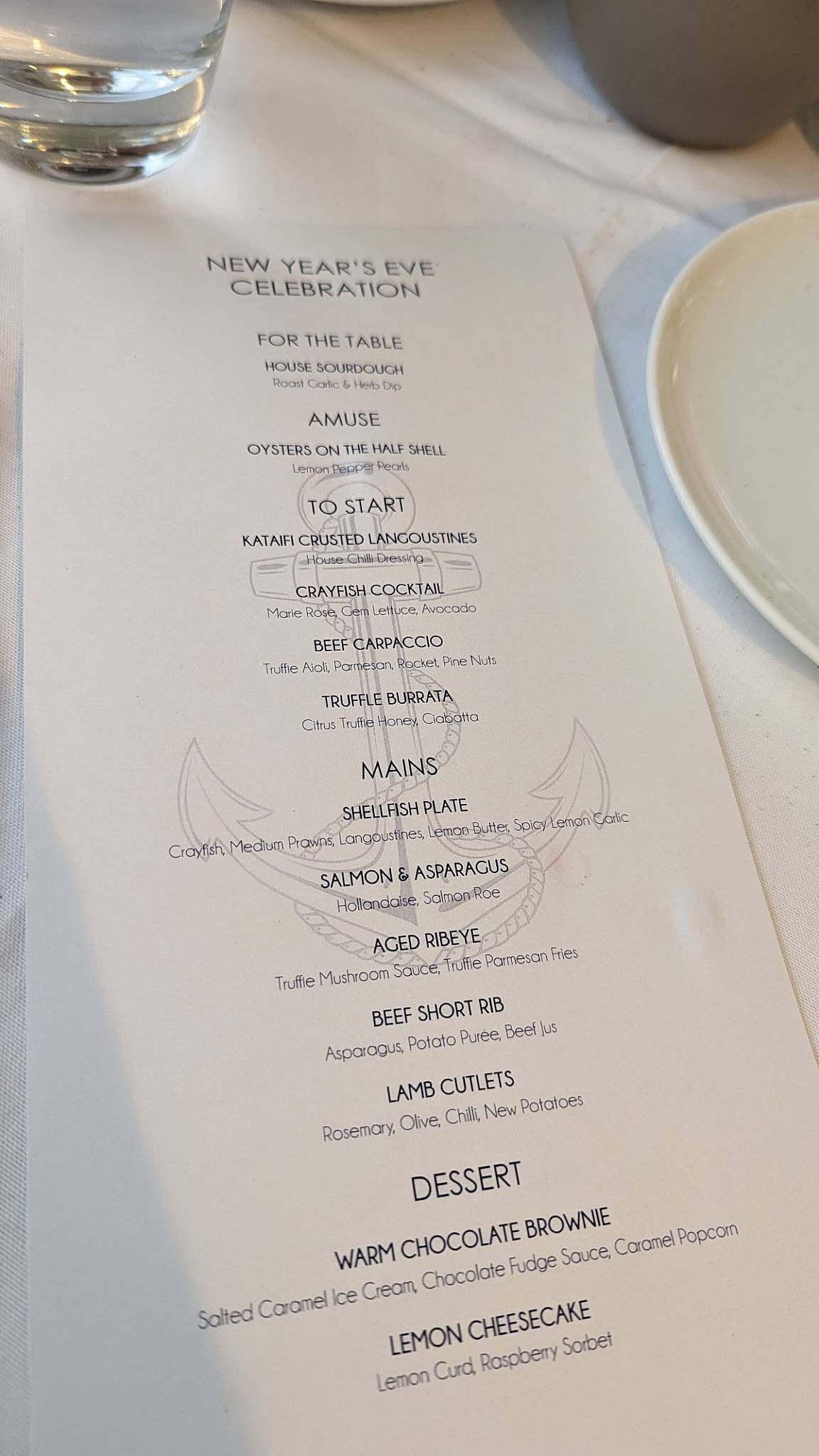 Menu at The Bungalow restaurant, Cape Town, Glen Country Club, 3 ...