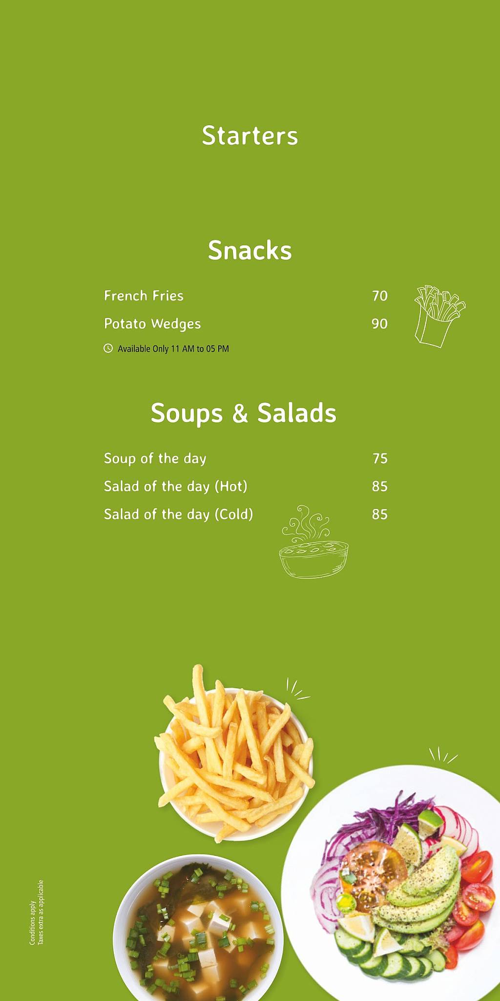 Menu at The D Pizza, Vapi