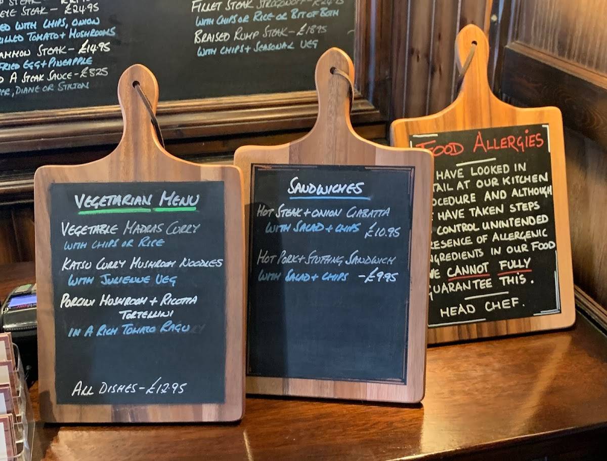 Menu at The Fox House Holmfirth pub & bar, Holmfirth