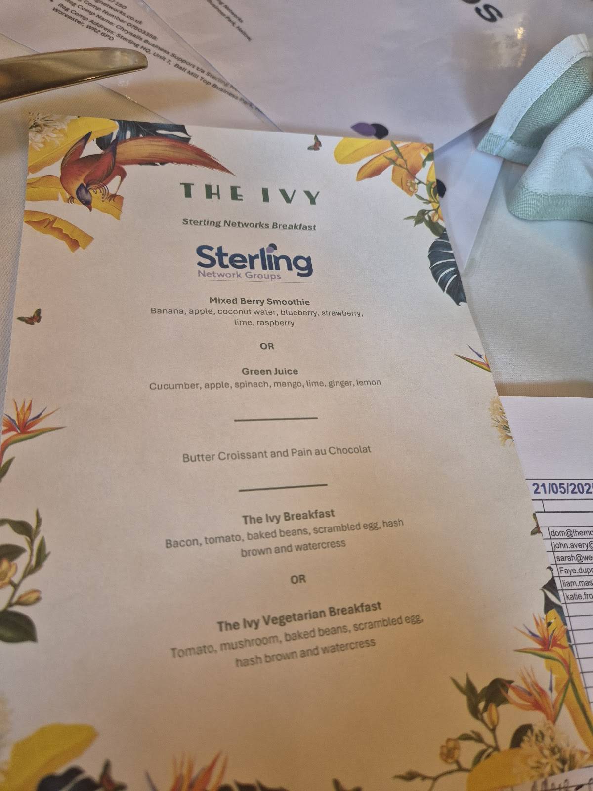 Menu at The Ivy Montpellier Brasserie Cheltenham restaurant, Cheltenham
