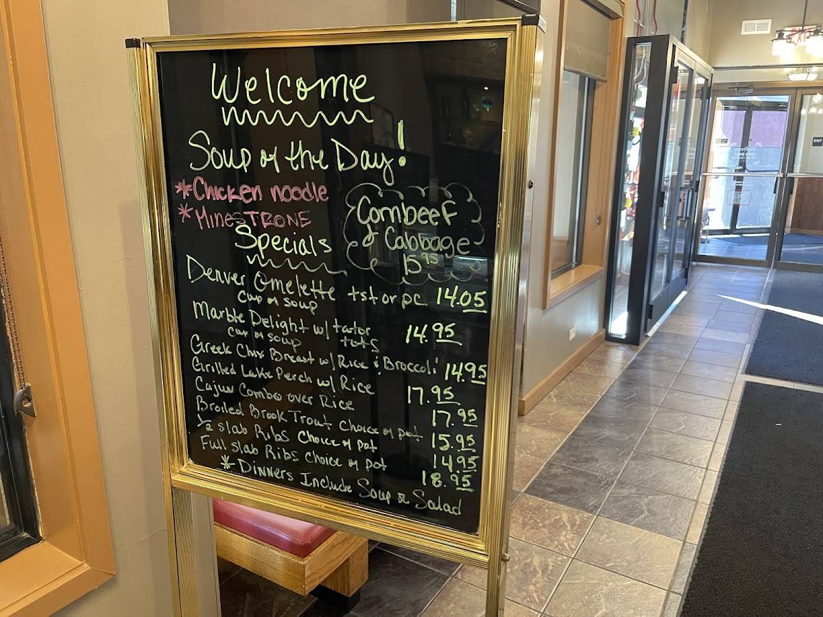 Menu at The View Restaurant, Bridgeview
