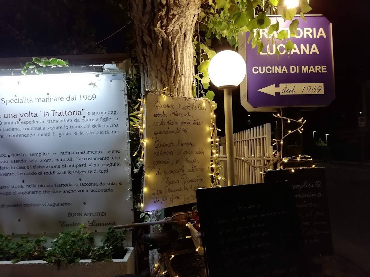 Menu da Trattoria Luciana ristorante, Roseto degli Abruzzi