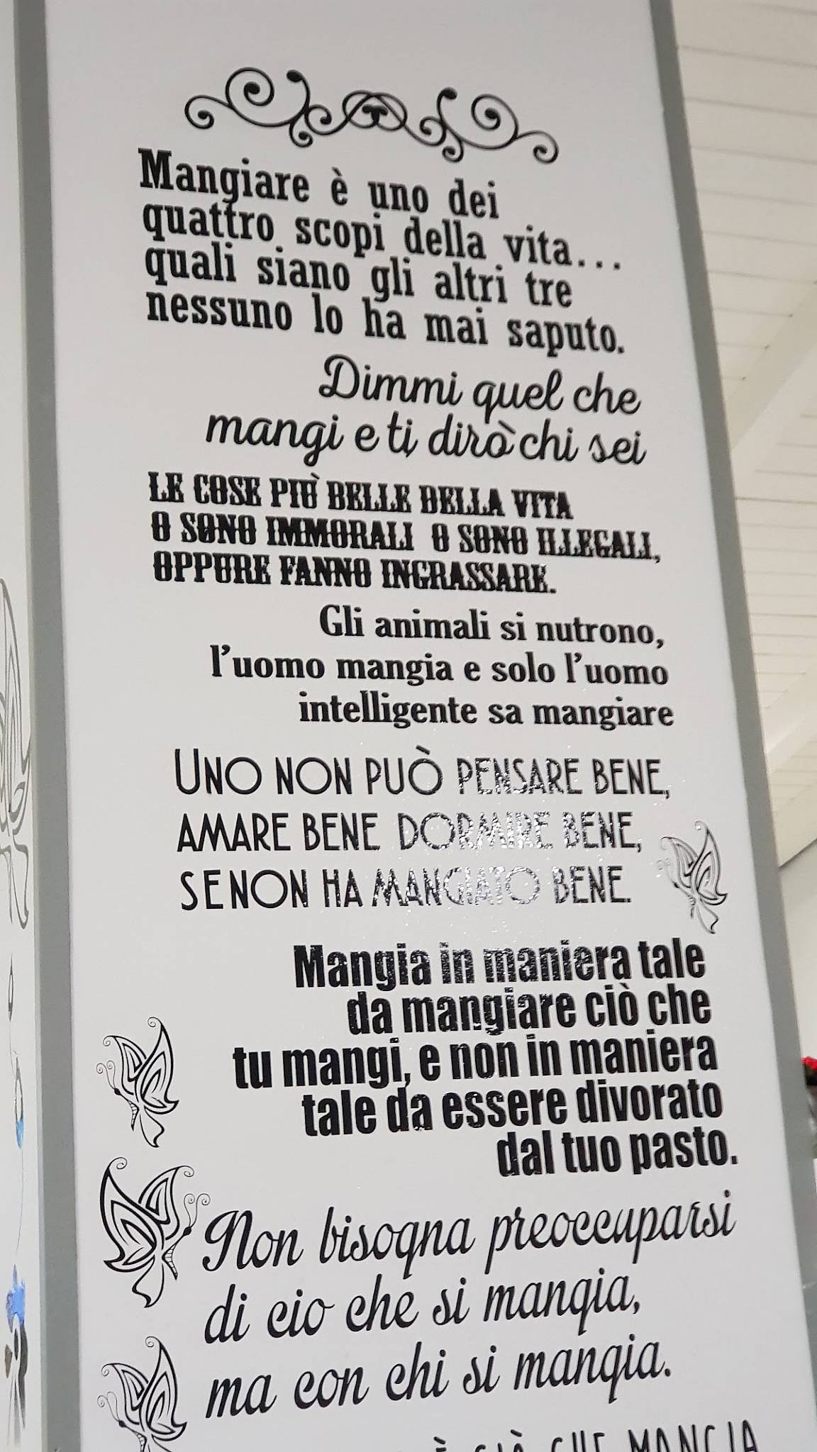 Menu da Villamare 2 ristorante, Taranto