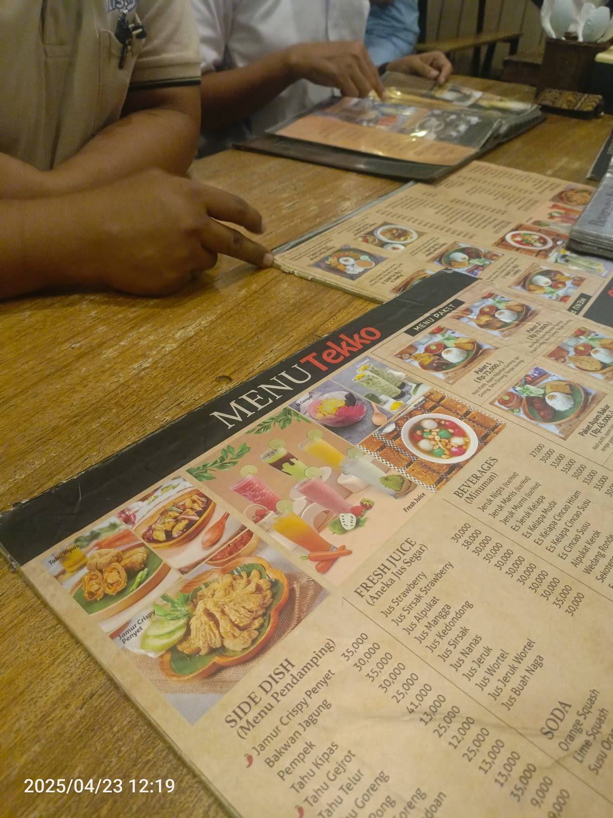 Menu at Warung Tekko - Cikarang restaurant, Bekasi Regency, Citywalk Lippo