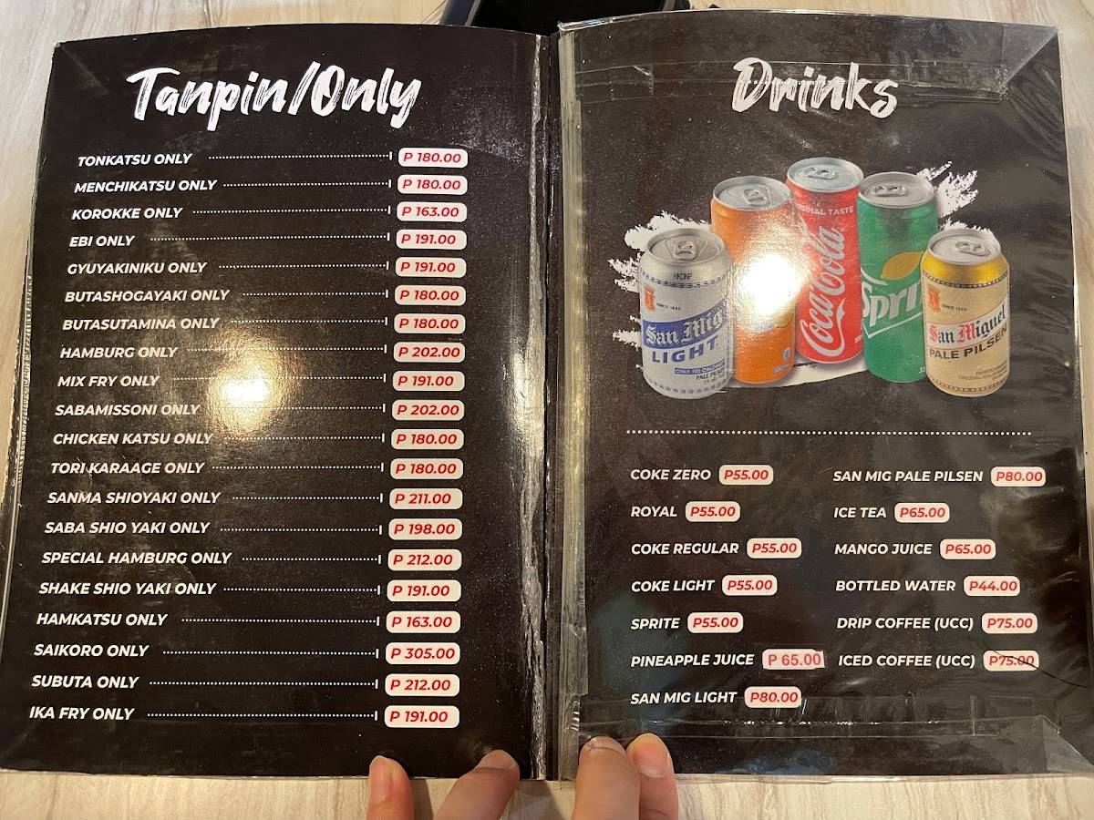 Menu at Yamazaki Ramen House & Japanese Grocery restaurant, Makati