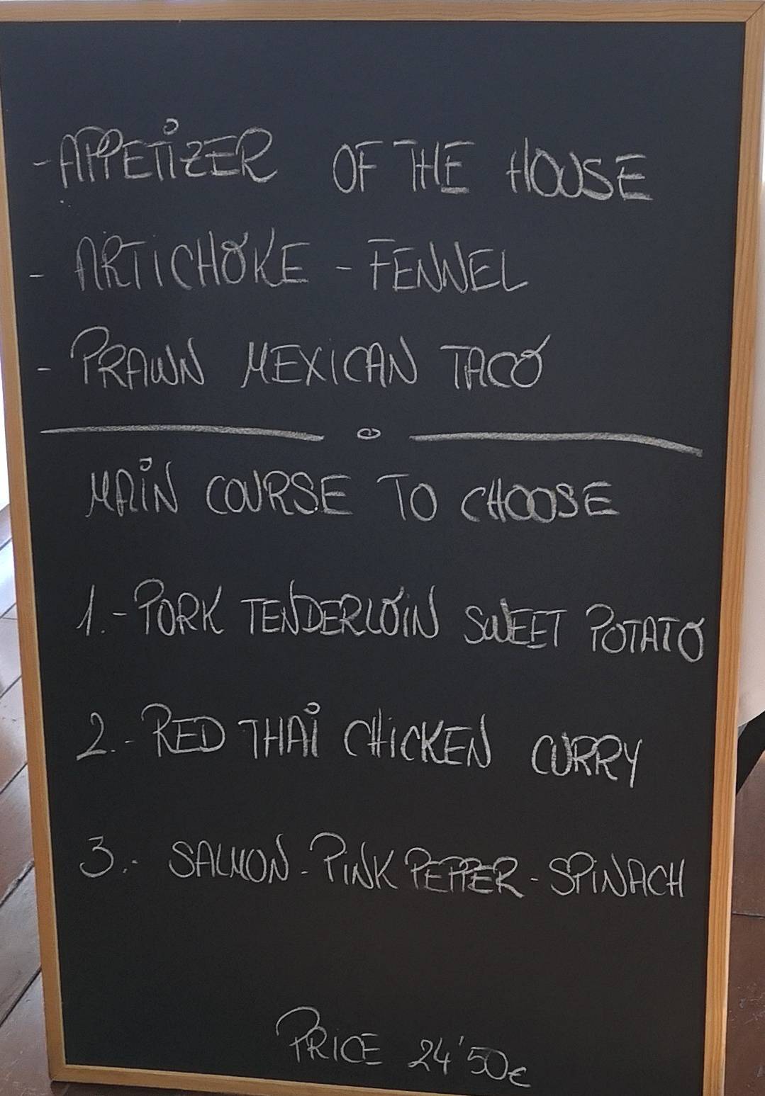 Menu at Restaurante Bistro Selene, Jalón
