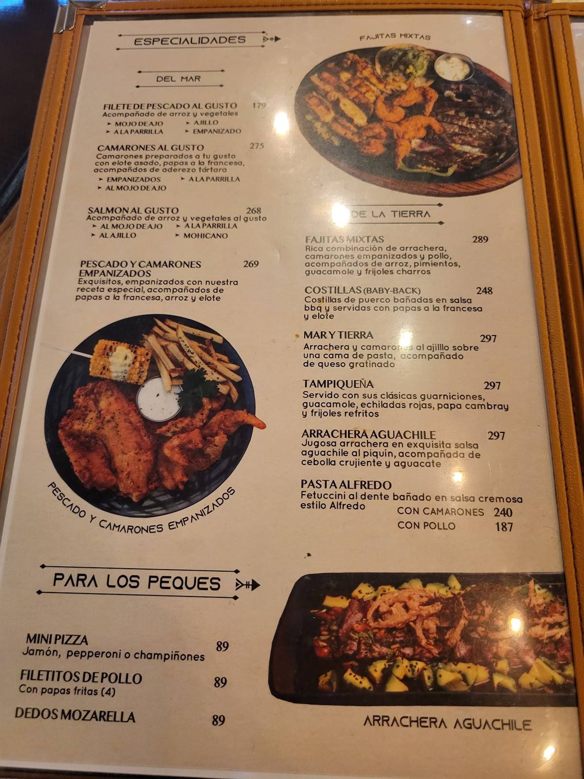 Menu at Restaurante Tierra Santa - Piedras Negras, Piedras Negras, Lib ...