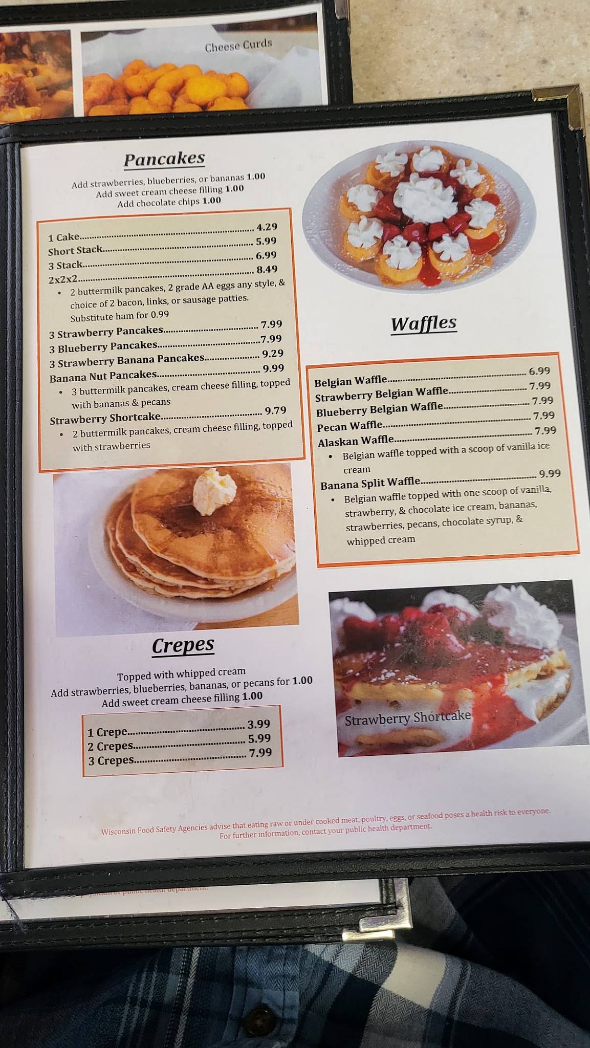 Menu at Rice Lake Family Restaurant, Rice Lake