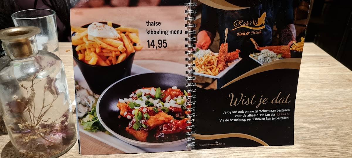 Speisekarte von Ricks Vis en Vlees restaurant, Gronau (Westfalen)