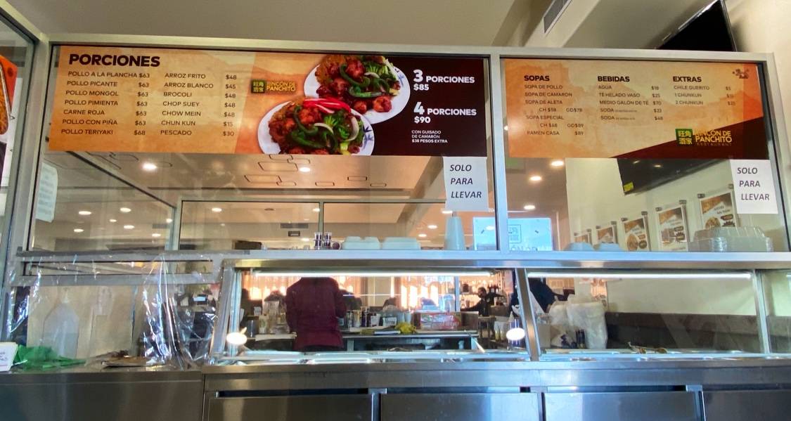 Carta del restaurante Rincón del Panchito Plaza Sendero, Mexicali ...