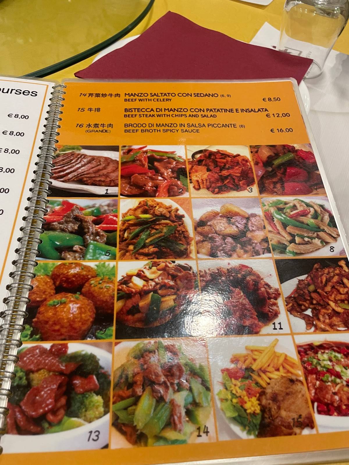 Menu at Ristorante Cinese Wang xiang lou, Rome
