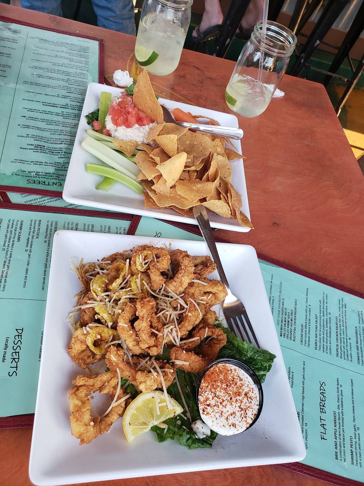 Menu at River Deck Tiki Bar & Restaurant, New Smyrna Beach