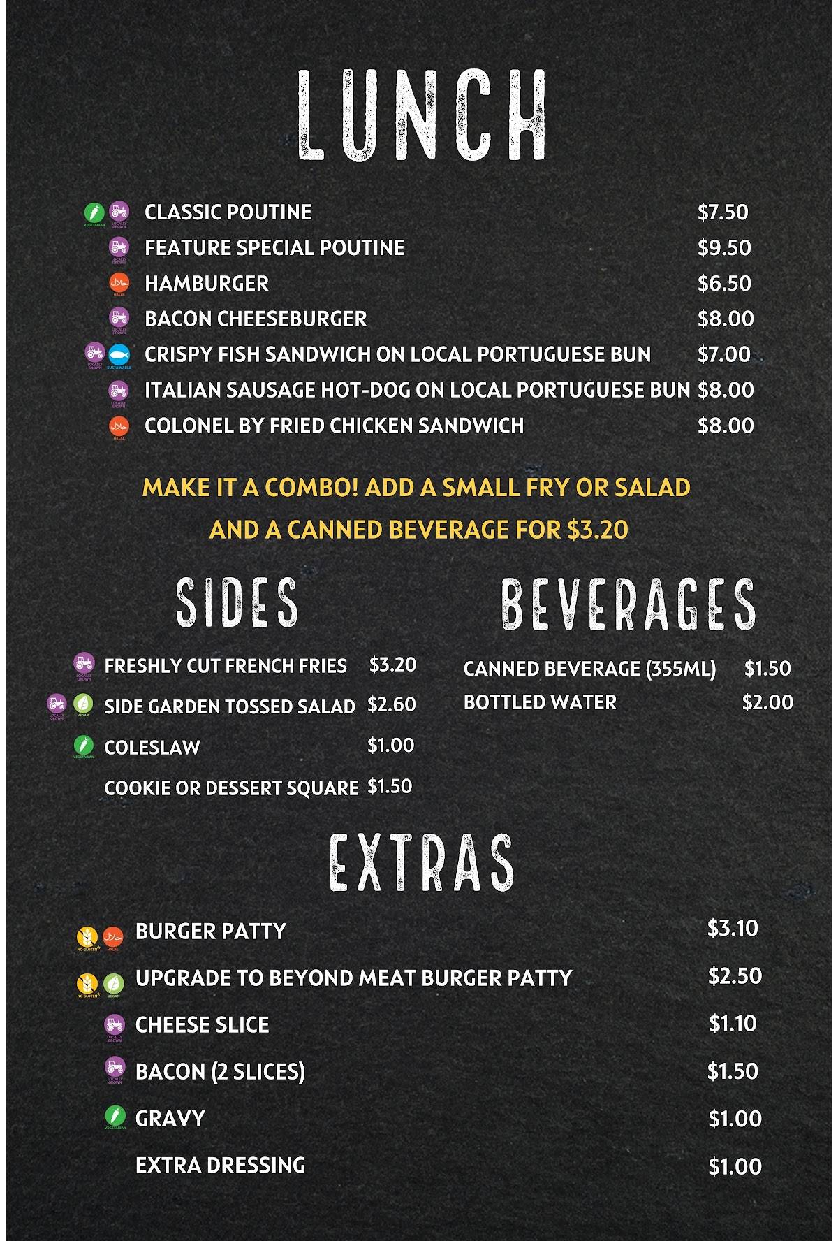 Menu at Rodney's Kitchen: Carleton Dining Services Food Truck ...