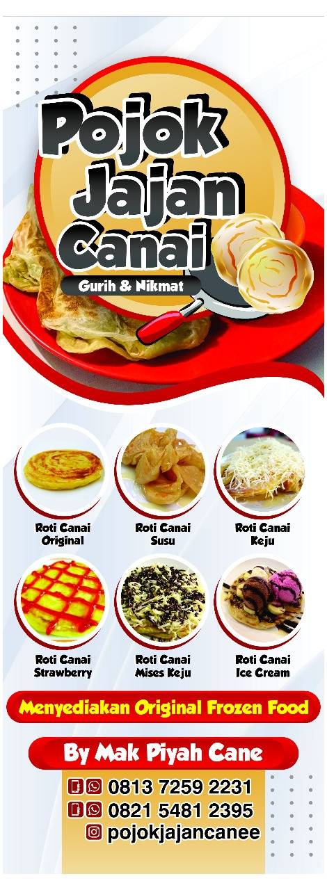 Menu at Roti Canai Stasiun, Bukittinggi