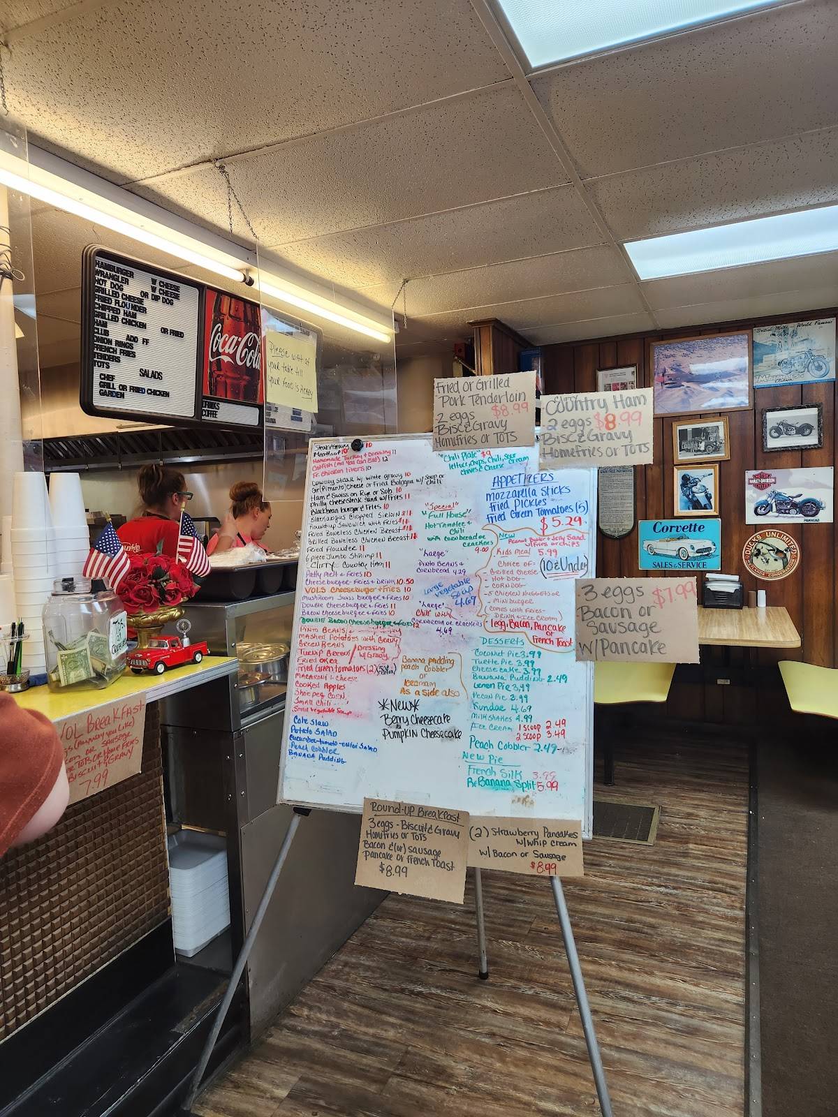 Menu at Round Up Restaurant and Ice Cream, Knoxville