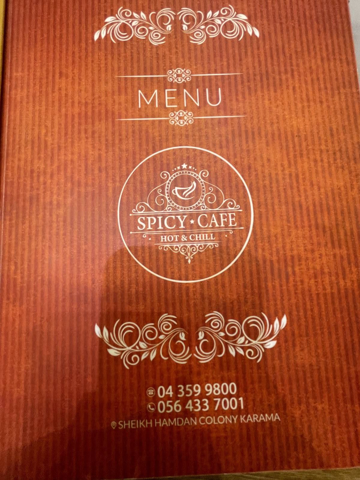Menu at SPICY CAFE MANDI & GRILL KARAMA, Dubai