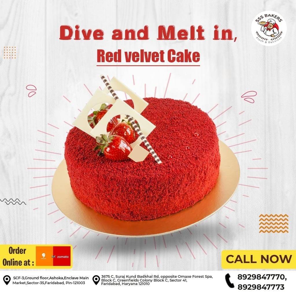 Menu at SSS Bakers, Faridabad, SCF -3