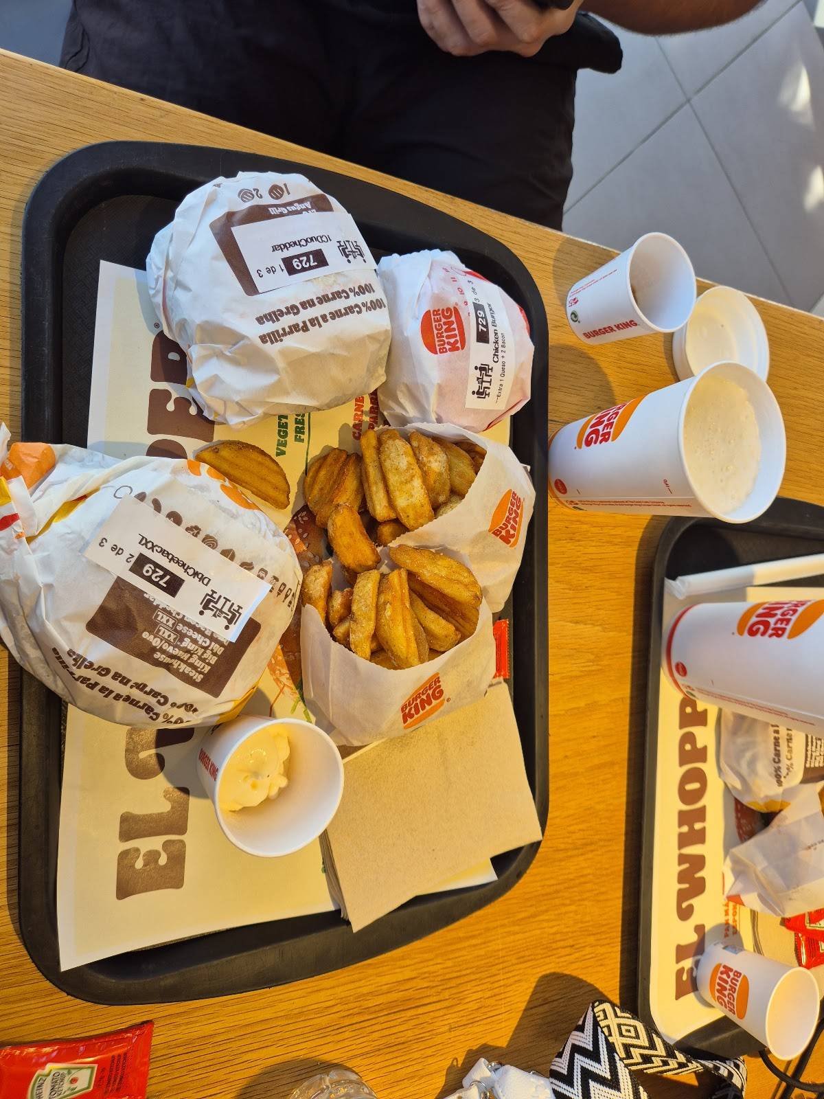 Menu at Burger King restaurant, Sa Coma, Avinguda de ses Palmeres