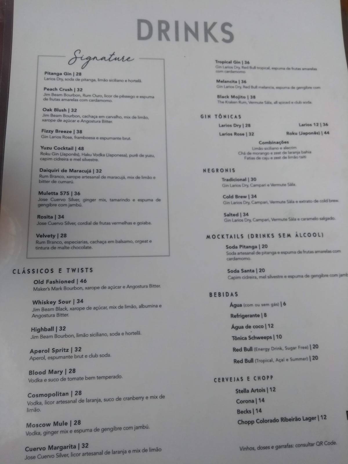 Menu em Sàla 575 pub & Bar, Campinas