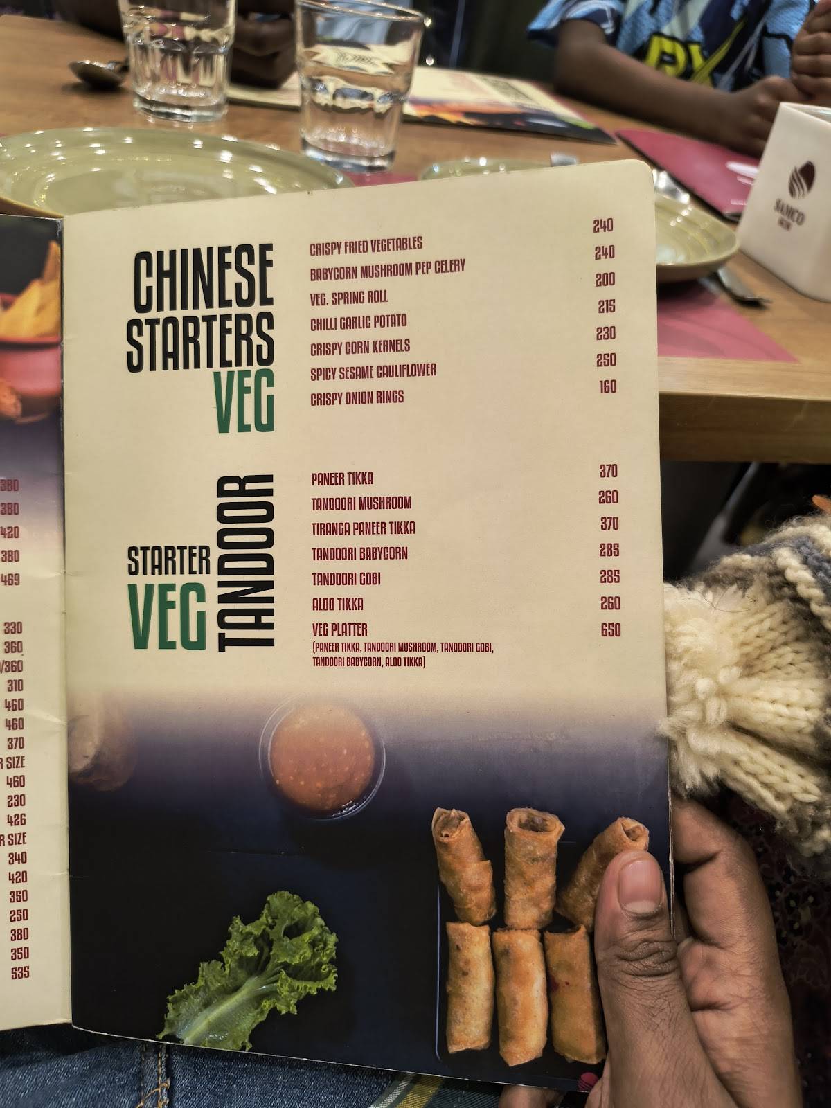 Menu at Samco Restaurant Mogappair, Chennai