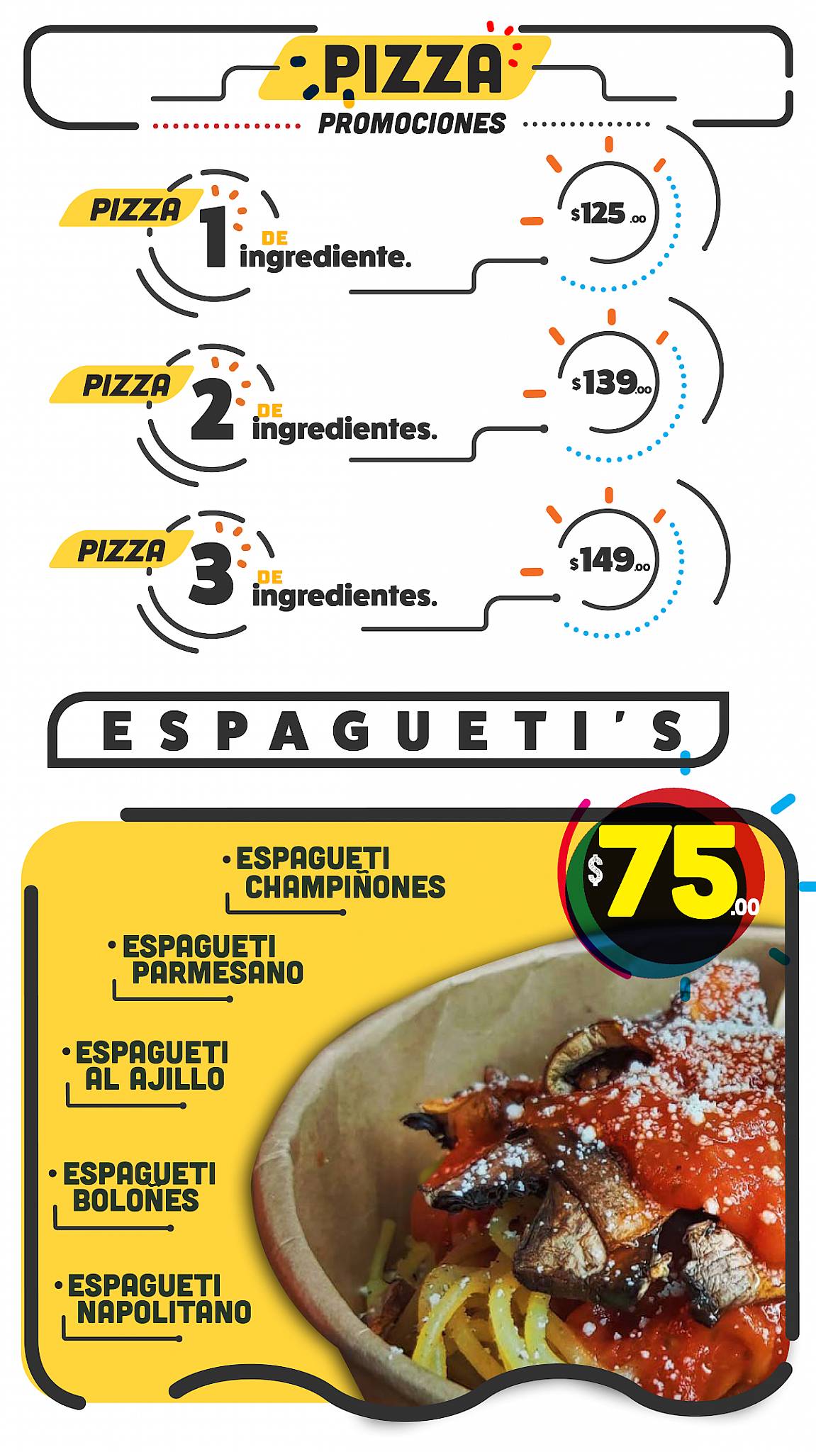 Carta del restaurante Cherrys Pizza, San Luis Potosi, Av. Cordillera ...