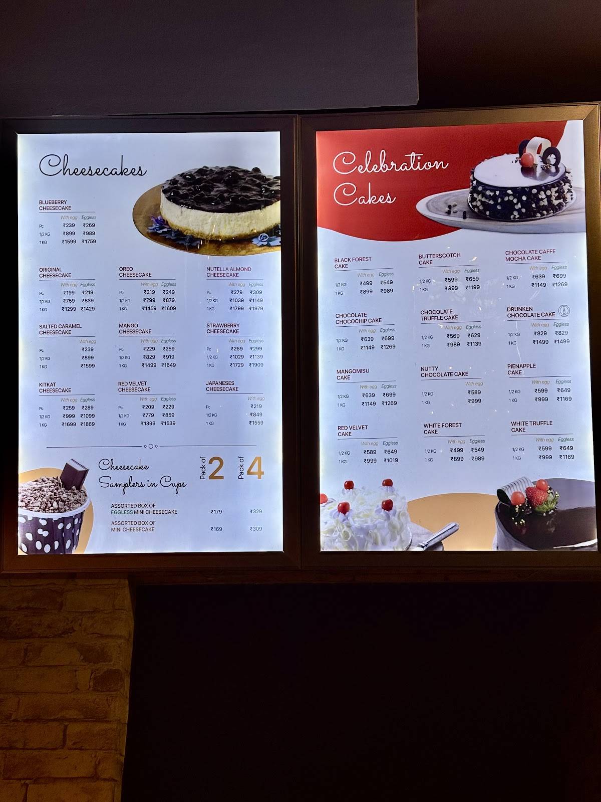 Menu at Say Cheesecake, Bengaluru