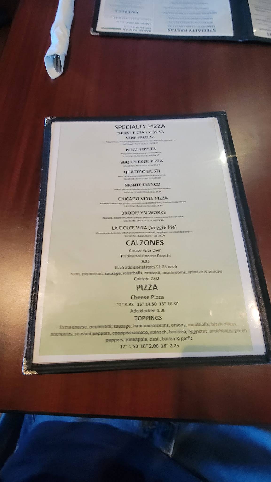 Menu at Say Sushi restaurant, Maricopa