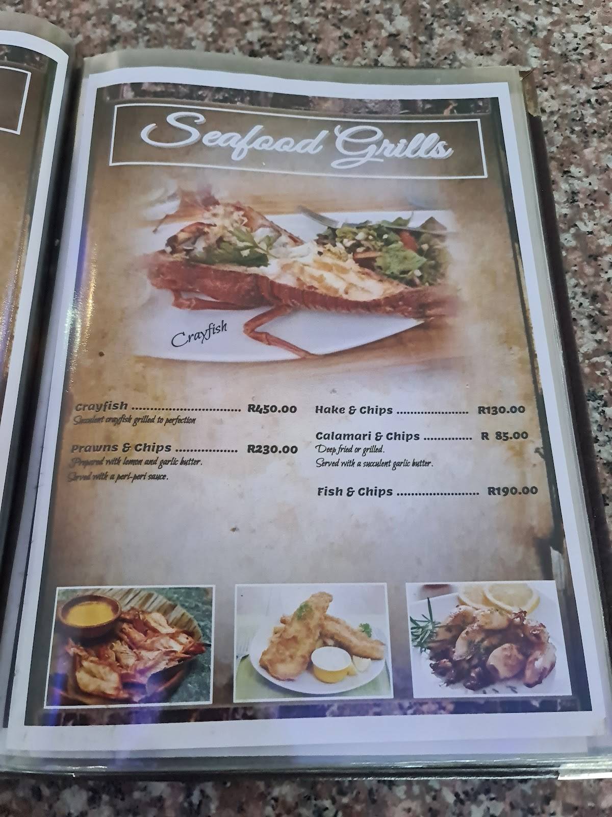 Menu at Seabelle Restaurant, La Mercy