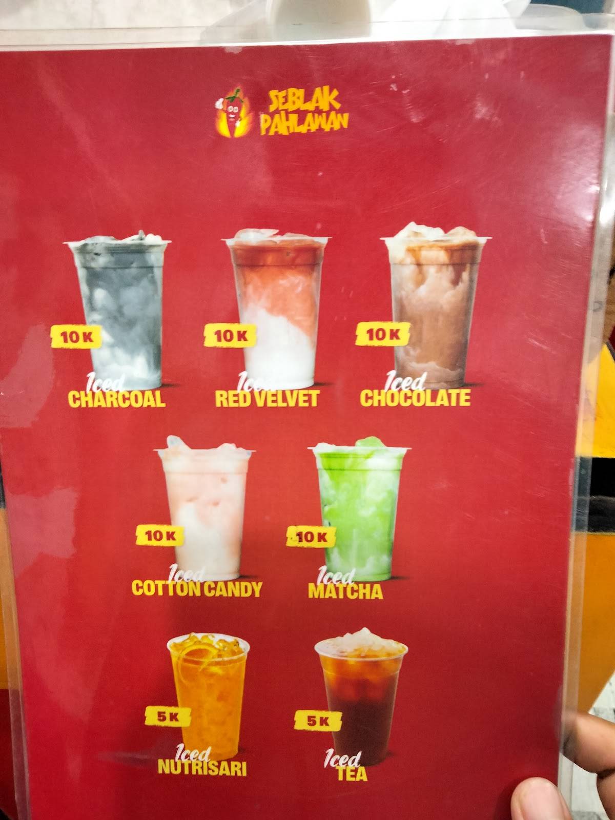 Menu at Seblak Pahlawan Sedati restaurant, Kembangsri