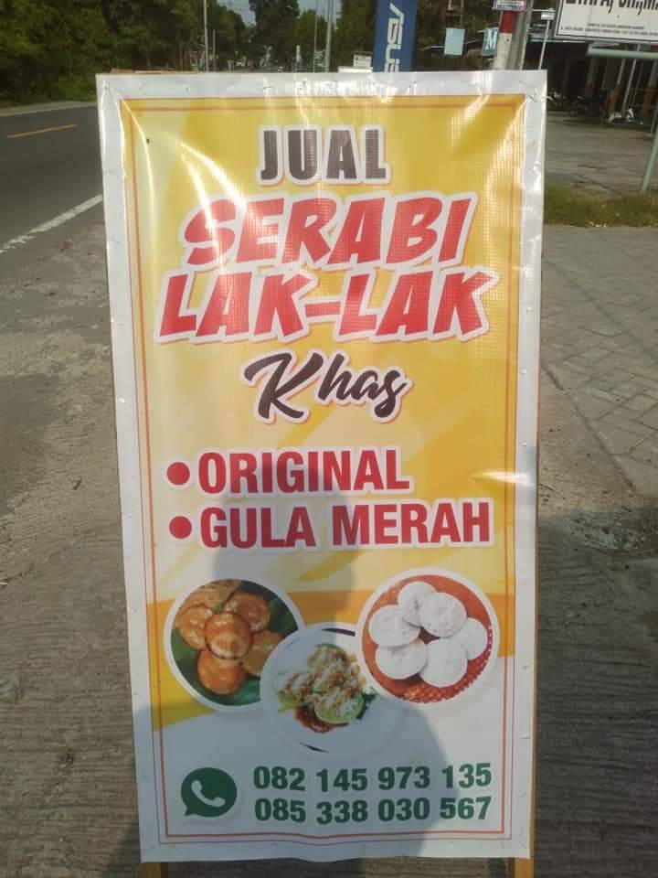 Menu at Serabi Lak Lak Khas Lombok, Indonesia