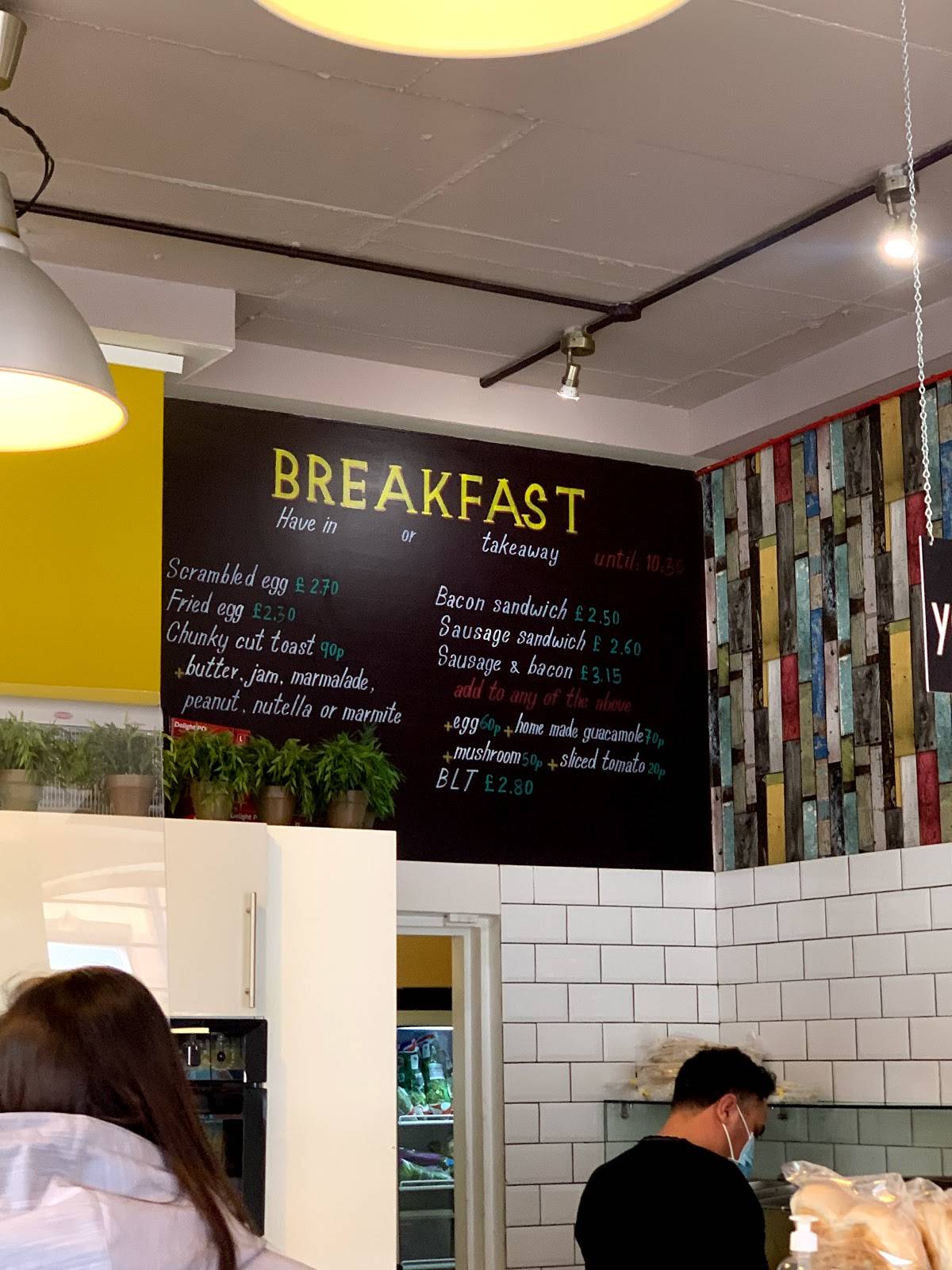 Menu at Sesame Cafe & Sandwich, Leeds, 18 St Paul's St
