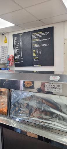 Menu at Shield Row Chippy restaurant, Stanley
