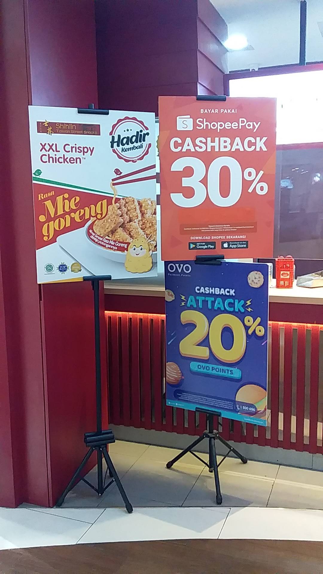 Carta del postres Shihlin Ciputra Cibubur, Bekasi