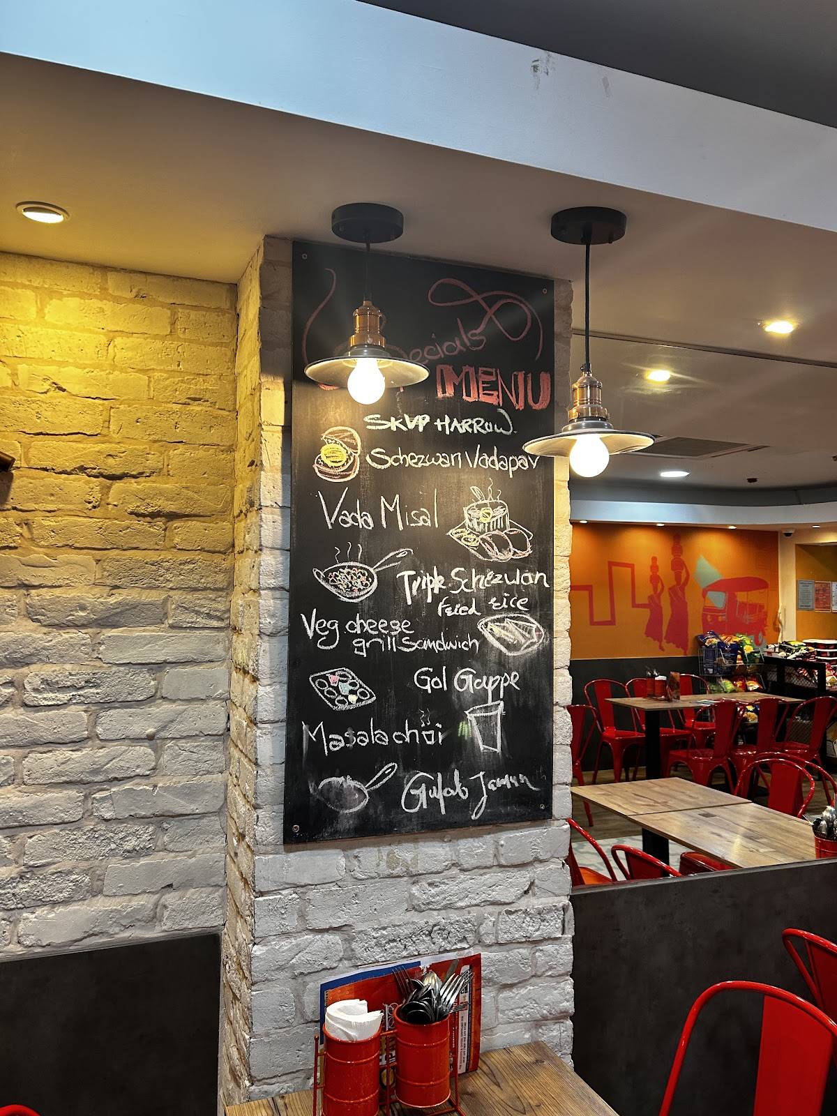 Menu at Shree Krishna Vada Pav (SKVP) restaurant, Harrow, 57 Station Rd