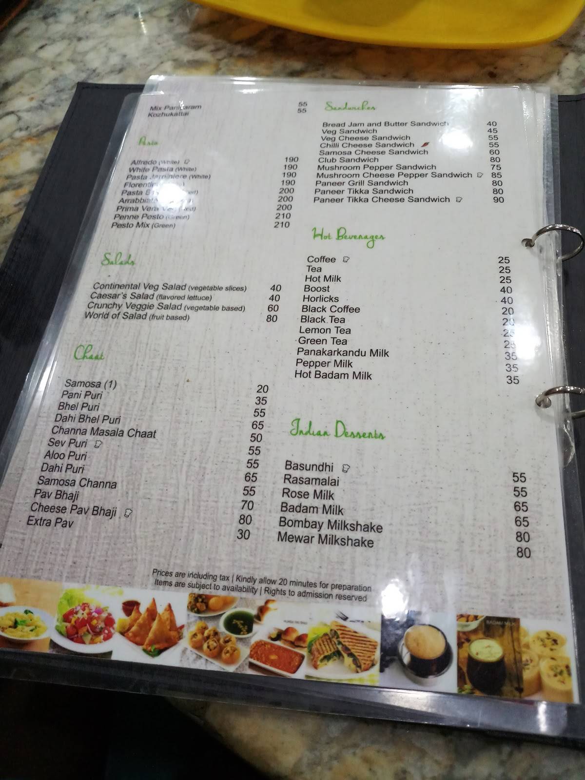 Menu at Shri Anandhaas Restaurant, Chennai, 283