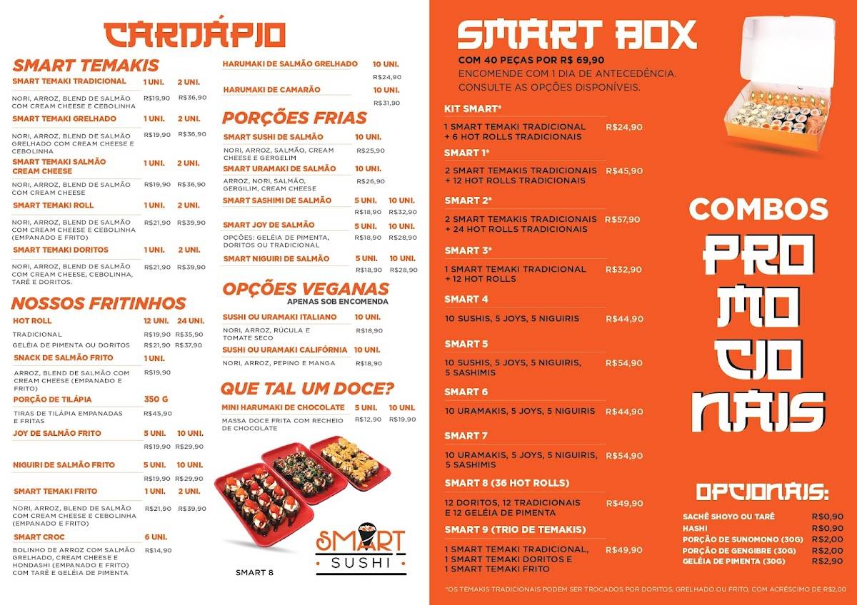 Menu em Smart Sushi Pirassununga restaurante, Pirassununga