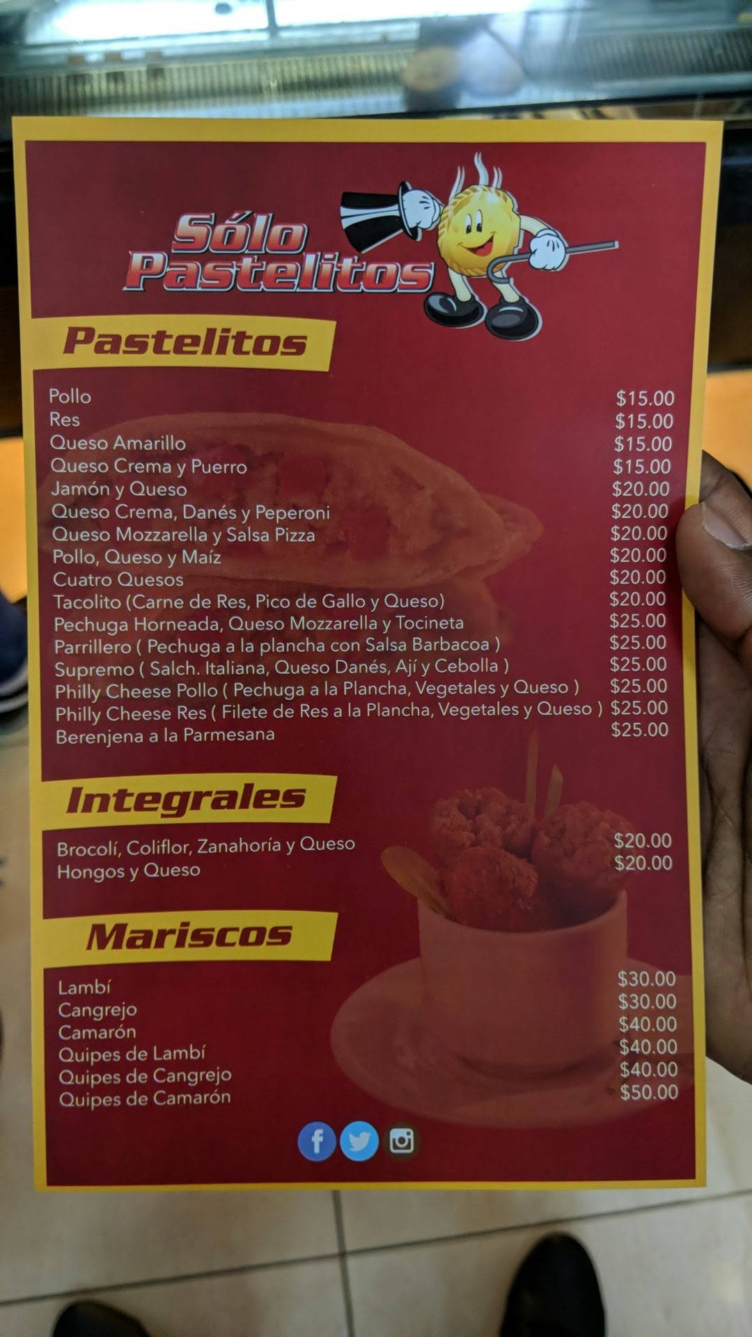 Carta de cafetería Sólo Pastelitos Jardines del Norte, Santo Domingo ...