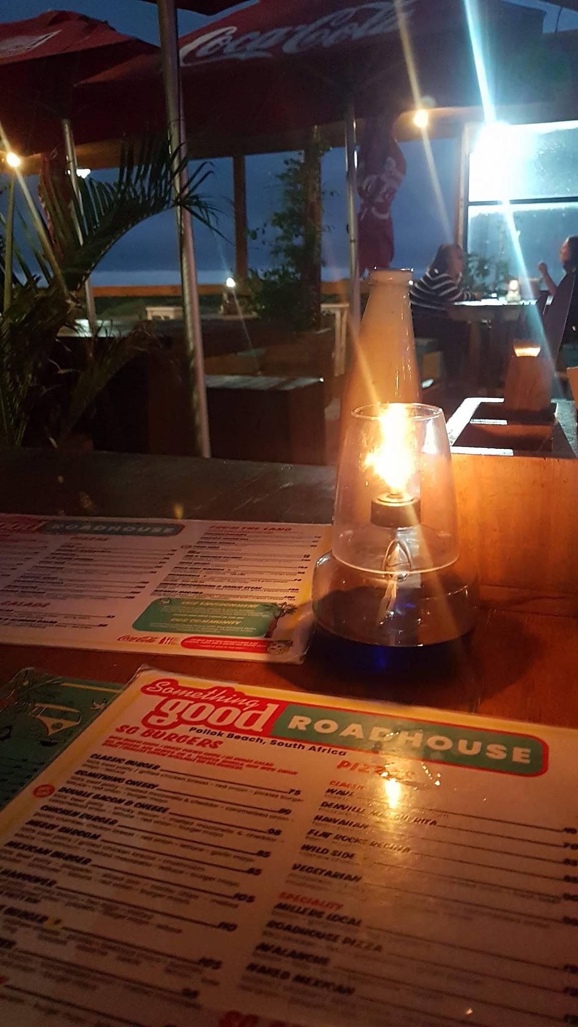 Menu at Something Good Roadhouse restaurant, Port Elizabeth