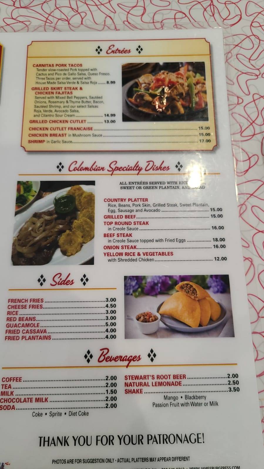 Menu at Dicky's Dogs restaurant, Toms River